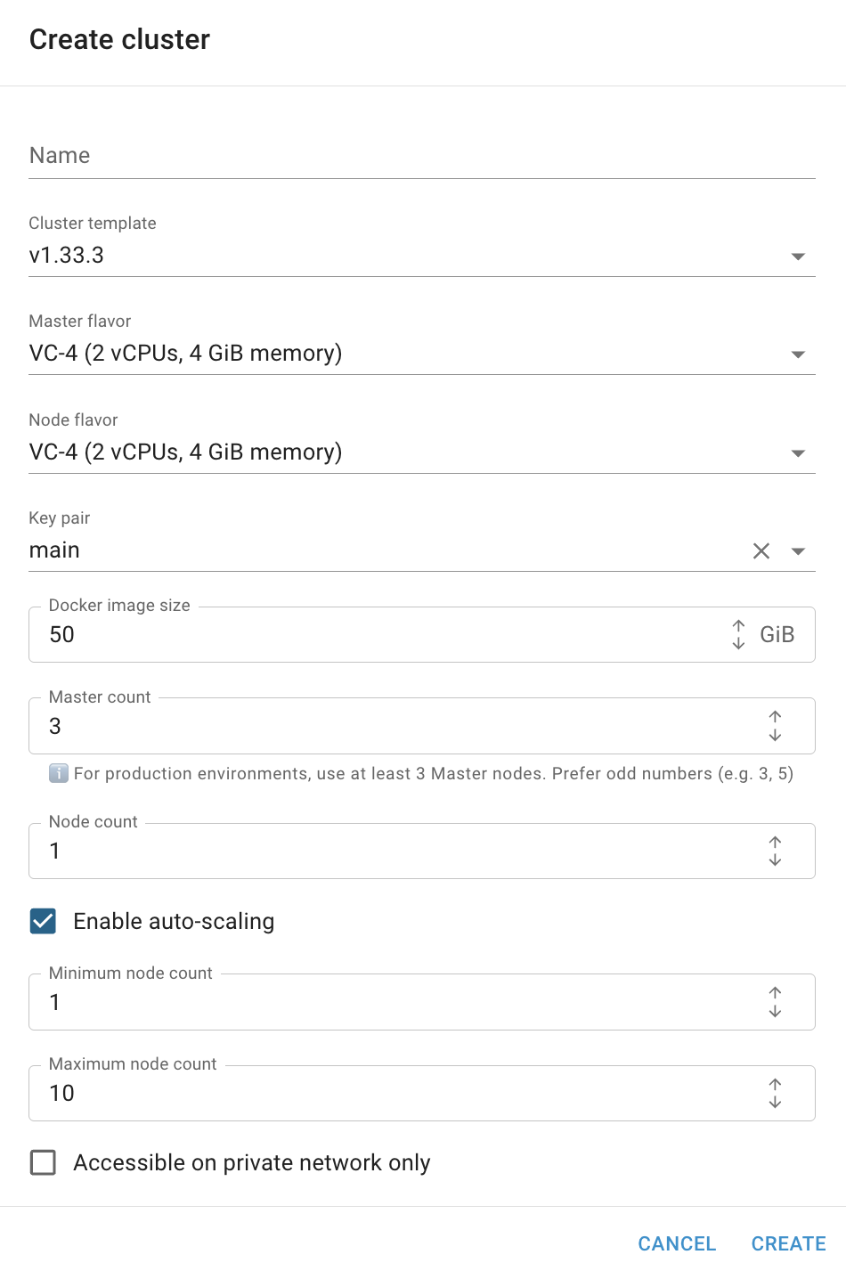K8S Cluster :: Ventus Docs