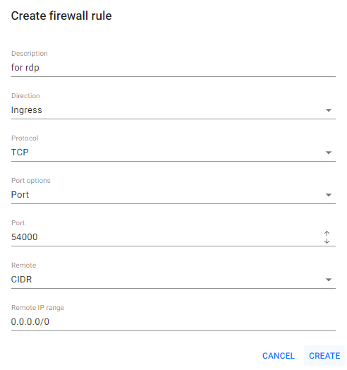 Firewall Rules :: Ventus Docs